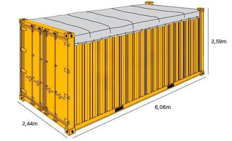 Contenedores OPEN TOP, TECHO ABIERTO